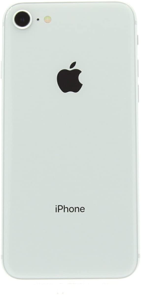 Apple iPhone 8, 64GB, Silver - Fully Unlocked (Renewed)